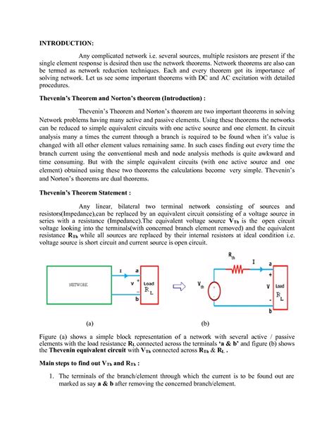 SOLUTION Electrical Engineering Electrical Circuit Network Theorems Studypool