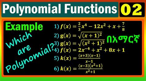 Polynomial Function Definition
