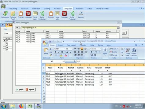 Tutorial Impor Data Pelanggan Dari Excel Pada Software Pabrik Gratis