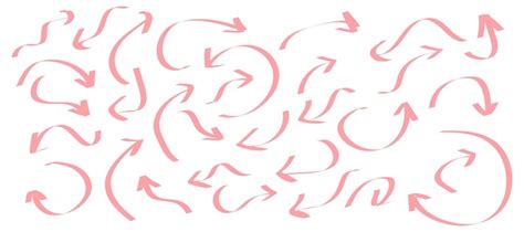 Premium Vector Hand Drawn Arrows Vector Set Of Different Direction Arrows