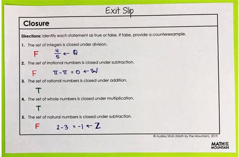 is the set of whole numbers closed under subtraction