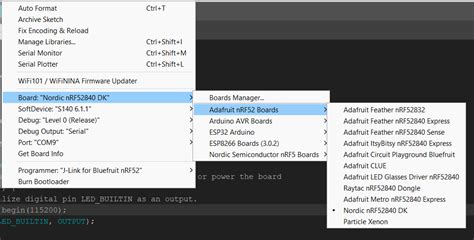 How To Upload Code In Nrf52840 Dk Using Arduino Ide Element14 Community