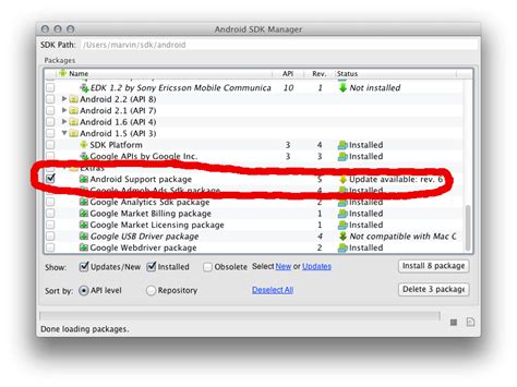 Cant Find Android Compatibility Package On Sdk Manager Stack Overflow