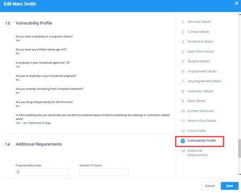 Vulnerability Profile Arthur Support