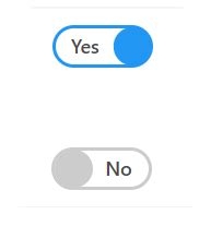 Toggle Switch Button Overview O11 OutSystems