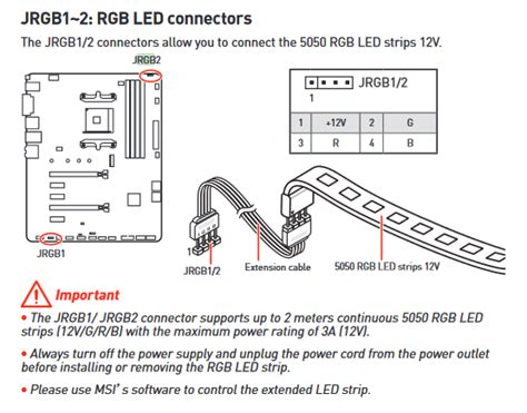 5v Rgb Strip In A 12v Mobo Rgb Header Amdhelp