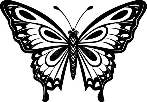 Butterfly Minimalist And Flat Logo Vector Illustration Stock Vector