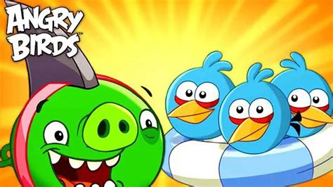 کارتون انگری بردز با داستان یک مهمانی ساحلی