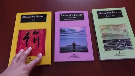 3 Libros De Alessandro Baricco Novecento Seda Y Océano Mar