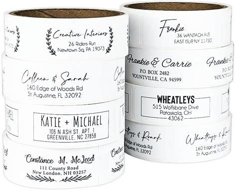 Personalized Return Address Labels