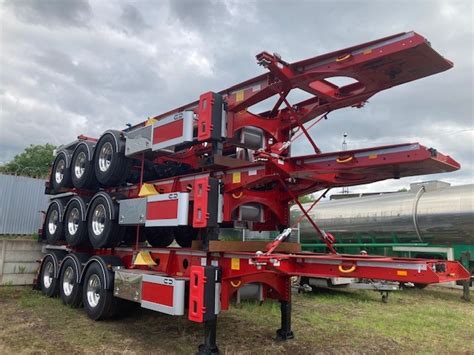 New 2024 Van Hool 20 Iso Tank Container Chassis Used Trucks For Sale