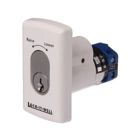 Lock It Well Oval Key Switch Spring Return Raise Lower The Lock Shop