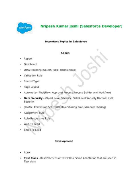Salesforce Notes Pdf Web Service Representational State Transfer
