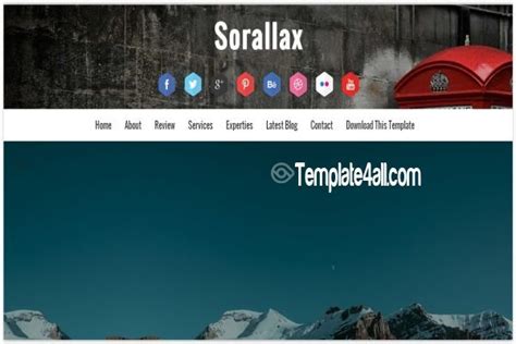 responsive portfolio blogger template free