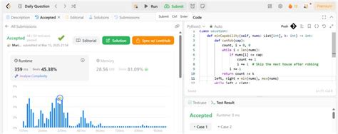 100daysofcode Leetcode Python Binarysearch Algorithmicthinking