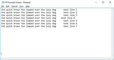 Solved Misalignment Of Text In Ftp Output Sap Community