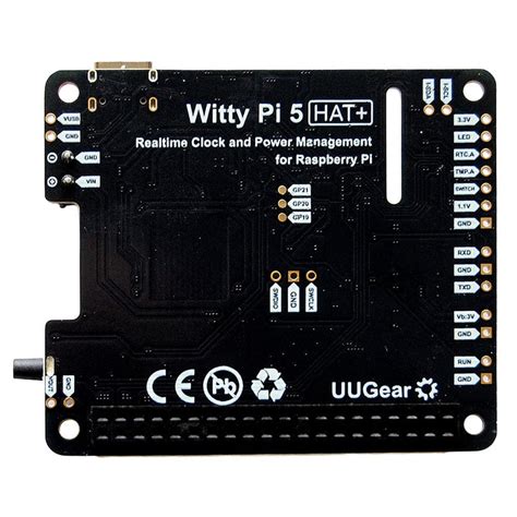 Witty Pi 5 Hat Real Time Clock And Power Management For Raspberry Pi