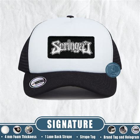Jual Topi Emblem Patch Band Seringai Topi Trucker Snapback Topi Skena Topi Baseball