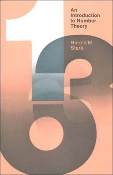 An Introduction To Number Theory By Harold M Stark Penguin Books Australia