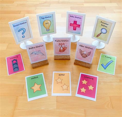 Differenzierung Bei Der Stationenarbeit Montessori Activities Preschool Classroom Classroom