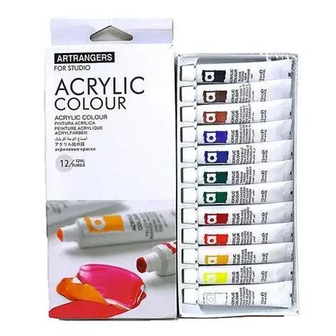 Акриловые Краски для Рисования Набор 12 Цвета По 12 Мл в Тюбиках Art Rangers Kr 1212С 3 — Купить