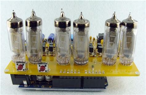 Iv 6 Vfd 6 Digit Clock Shield For Arduino Share Pcbway