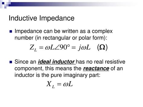 Inductor Impedance Equation At Norma Milewski Blog