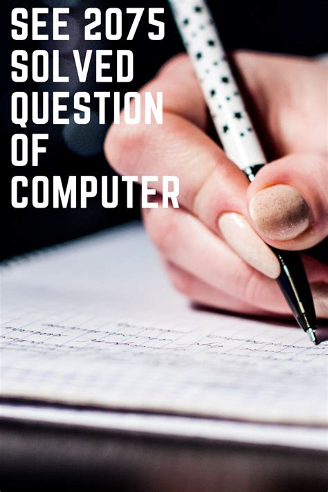 see computer science exam paper solved 2068 artofit