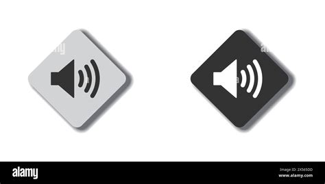 Audio Speaker Volume Icons Sound Logo Flat Vector Illustration Stock Vector Image Art Alamy