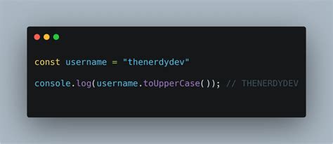 javascript tolowercase and touppercase methods the nerdy dev
