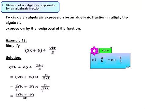 Chapter 2 Factorization And Algebraic Fractions F2pptx Physics Science
