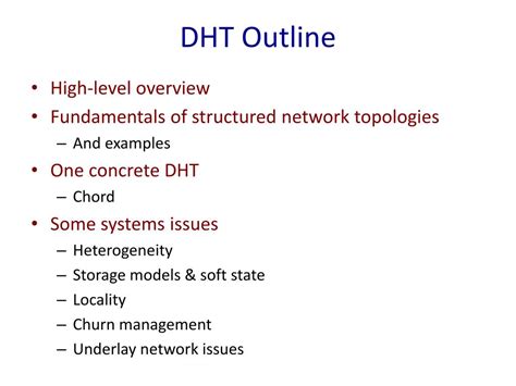 Ppt Peer To Peer Systems And Distributed Hash Tables Dhts Powerpoint Presentation Id4024647