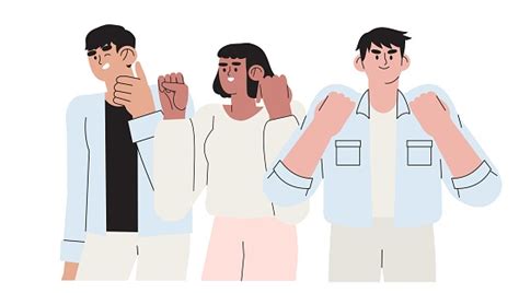 다양한 행복한 쾌활한 비즈니스 팀 동료 캐릭터 직원 기뻐하는 성공 성취 승리 함께 직장에서 진행 웹 배너 모바일 앱에 대한 성공적인 팀워크 개념 Employee