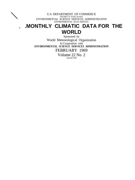 World Weather Data 1969 Feb Pdf