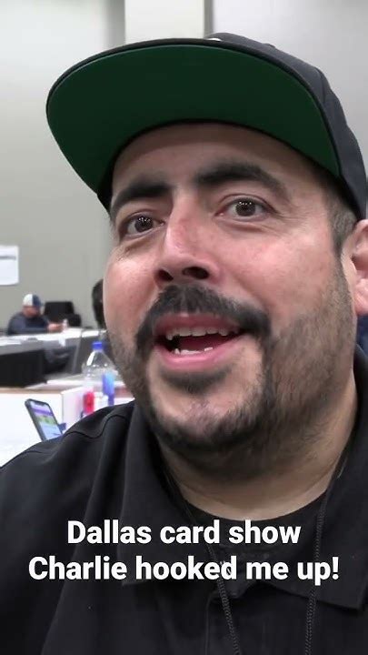 Dallas Card Show Charlie Hooked Me Up Dallascardshow Youtube