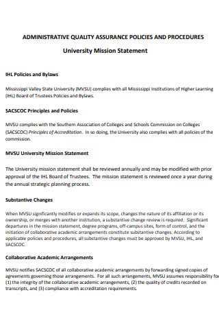 12 FREE Quality Assurance Mission Statement Samples To Download