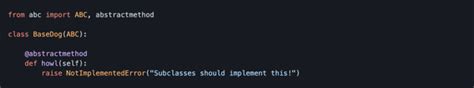 Python Exception Handling Notimplementederror