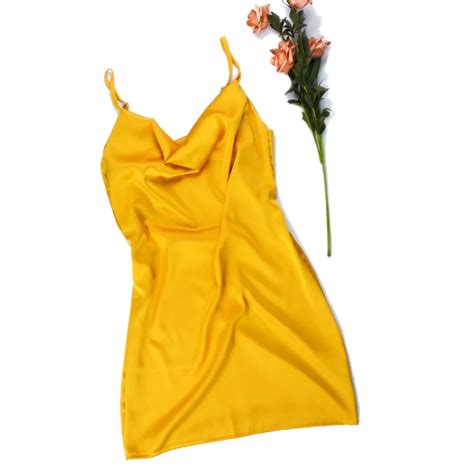 Оранжевое платье на бретельках женское платье с воротником хомутом Драпированное сексуальное