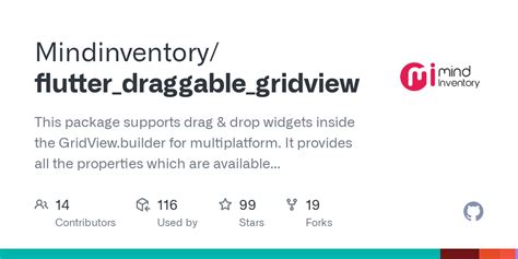 GitHub Mindinventory Flutter Draggable Gridview This Package Supports Drag Drop Widgets
