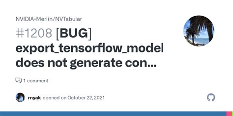 BUG Export Tensorflow Model Does Not Generate Config Files Properly For List Columns Issue