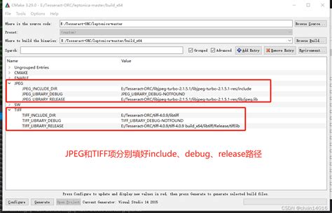 Tesseract 基于cmake的编译及使用tesseract Cmake Csdn博客