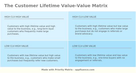Customer Lifetime Value Value Matrix Free Download