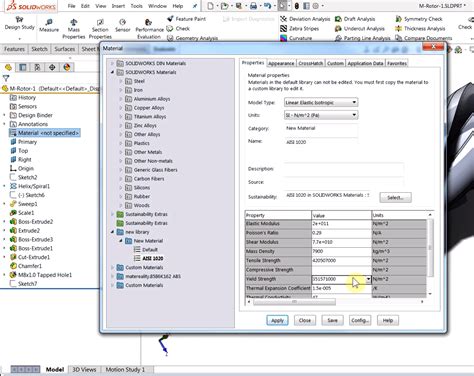 Solidworks Material Library Excel At Wilfred Kilian Blog