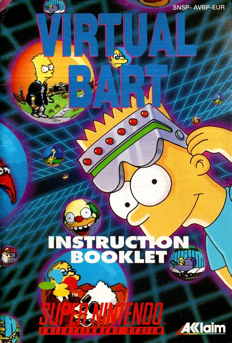 Manual Virtual Bart Snes Super Retro Manuals