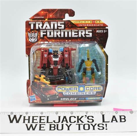 Smolder 1 Power Core Combiners Transformers 2009 Hasbro Action Figure Mosc Wheeljacks Lab
