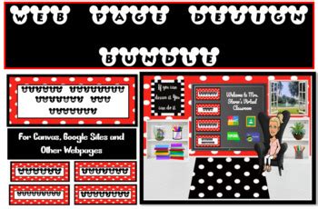 Bitmoji Classroom Web Page Design Bundle Canvas Google Sites And More