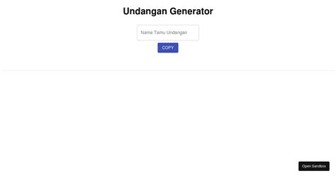 React Codesandbox