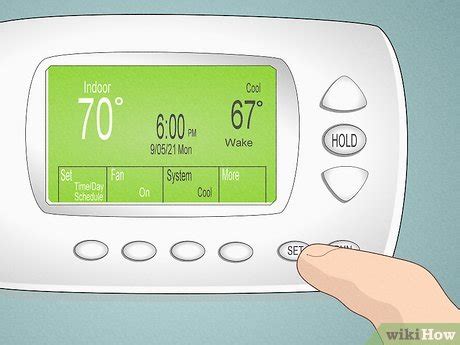 Ways To Set A Thermostat WikiHow