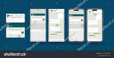 concept of a pop up message on messenger shows a royalty free stock