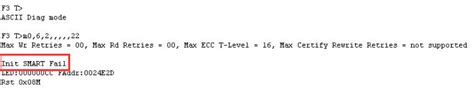 Analysis And Solutions Of Init Smart Fail Mrt Lab